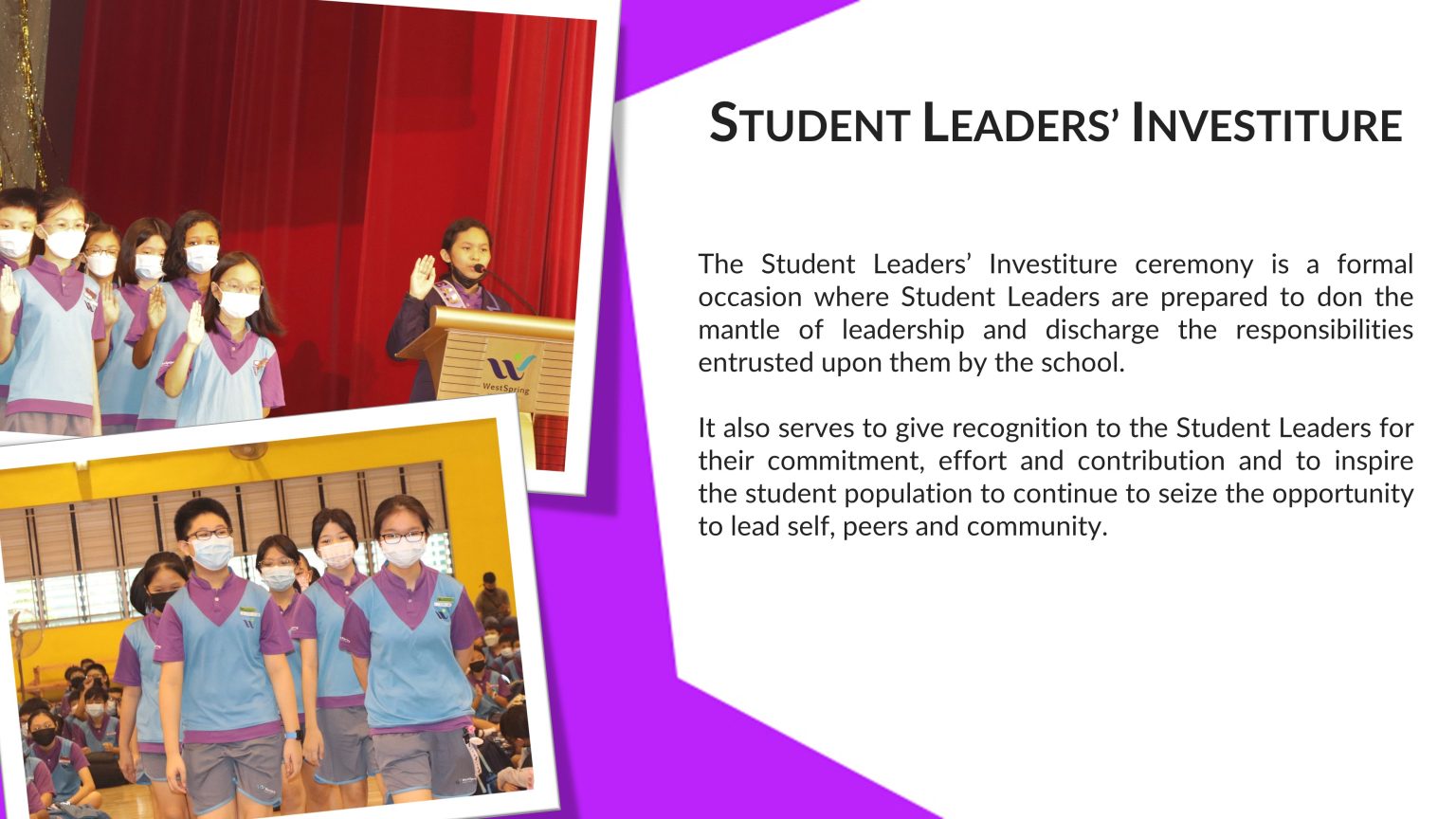 Student Leaders’ Investiture